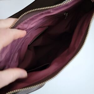 Coach | Bags | Coach Vintage Felicia Dark Brown Pebble Leather ...
